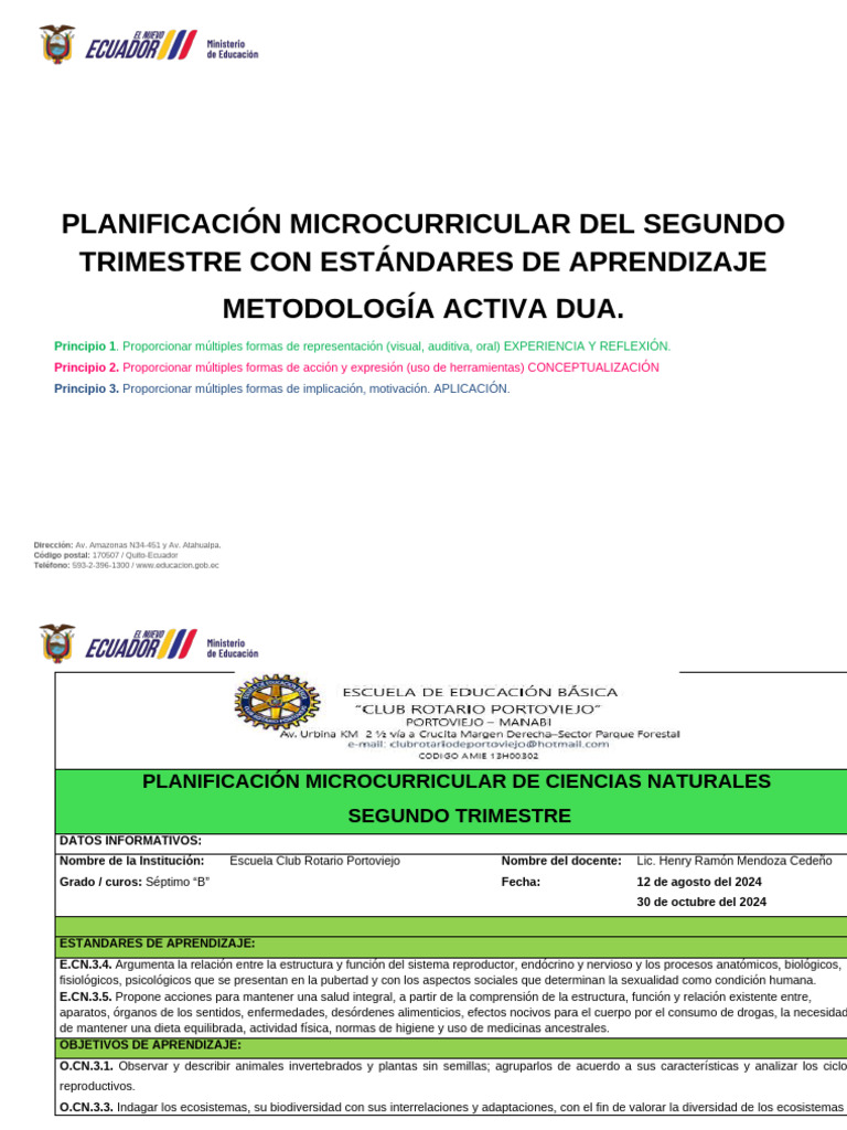 7mo - CCNN - Segundo Trimestre | PDF | Drogas | Aprendizaje