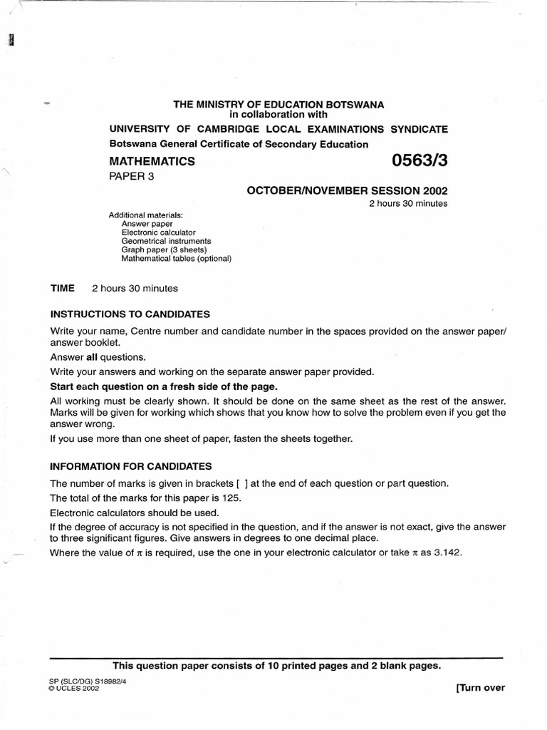 Paper 3 2002 | PDF | Vertex (Graph Theory) | Triangle