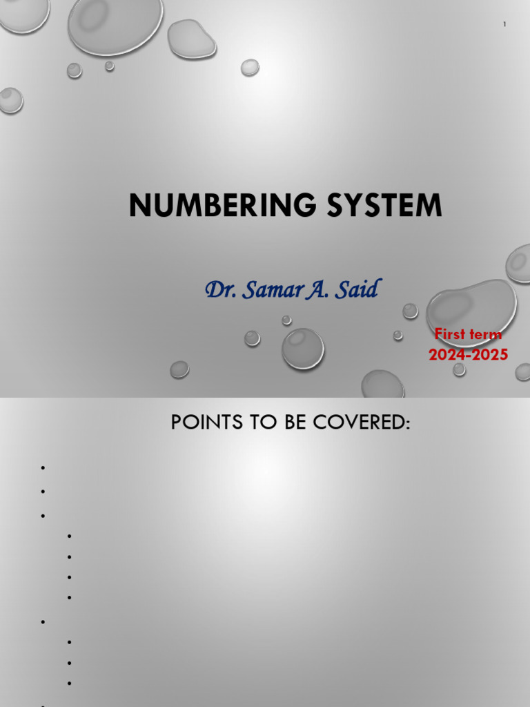 Lec 2 3 Numbering Systems | PDF | Bit | Ascii