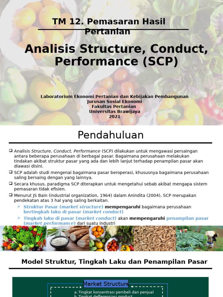 TM 11. Analisis Structure, Conduct, Performance (SCP) | PDF ...