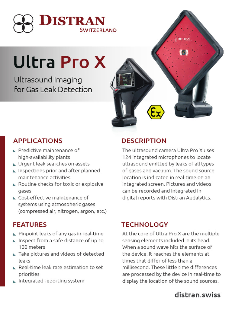 Datasheet Ultra Pro X | PDF | Ultrasound | Atmosphere Of Earth