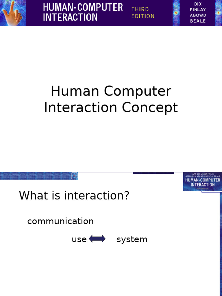 Pertemuan Ke 1-Human Computer Interaction Concept | PDF | Goal | Cognitive Science