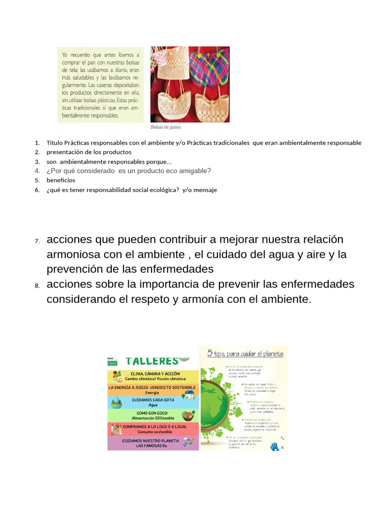 Prácticas de Recreo Verde y Responsabilidad Ambiental | PDF | Salud y ...