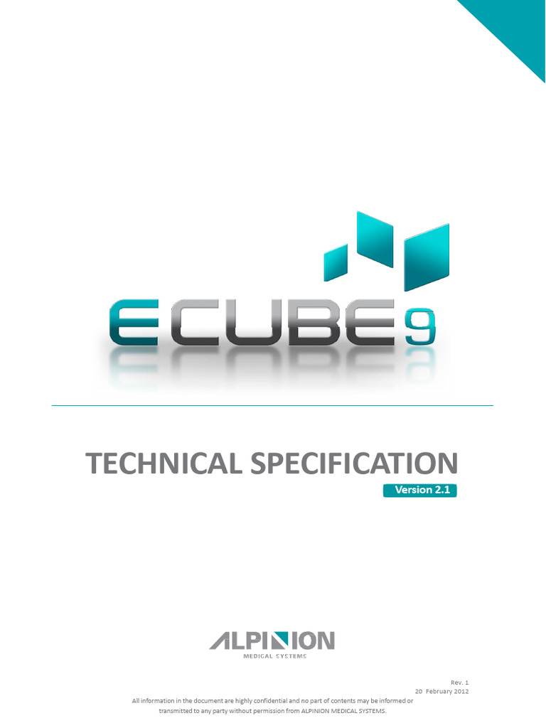 E-CUBE9 V2 1 - TechSpec | PDF | Computer Monitor