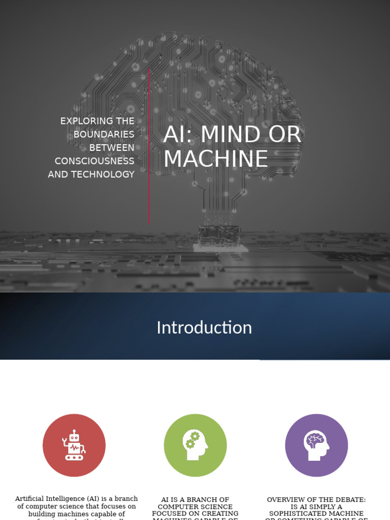 AI Mind or Machine Presentation | PDF | Intelligence (AI) & Semantics ...