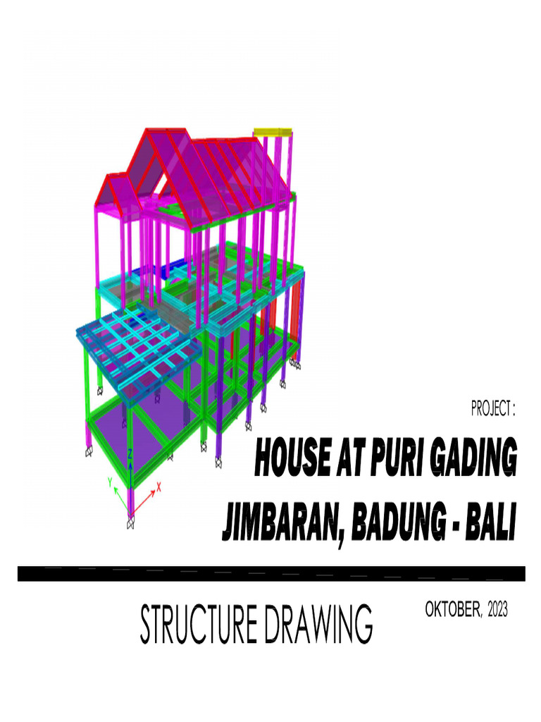 STR - Master Layout Plan - House at Puri Gading 02 10 2023 | PDF