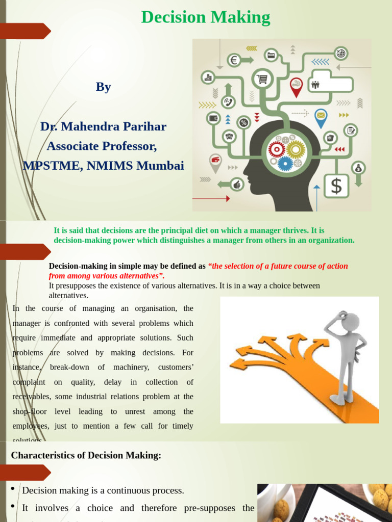 Decision Making | PDF | Decision Making | Methodology