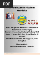 Modul Ajar Pendidikan Pancasila - Menghargai Dalam Perbedaan - Fase B | PDF