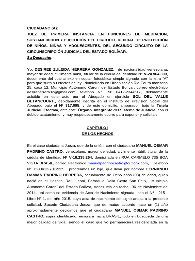 Unilateralidad Desiree Herrera | PDF | Gobierno | Justicia