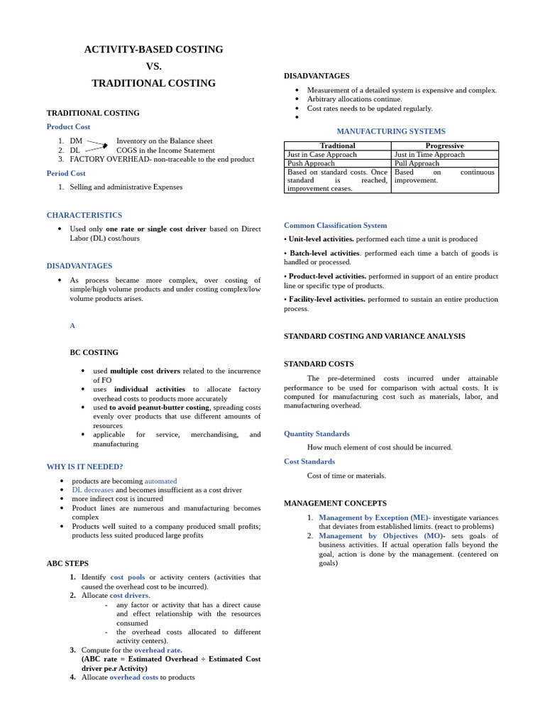 Strategic Cost Reviewer | PDF | Cost | Management Accounting