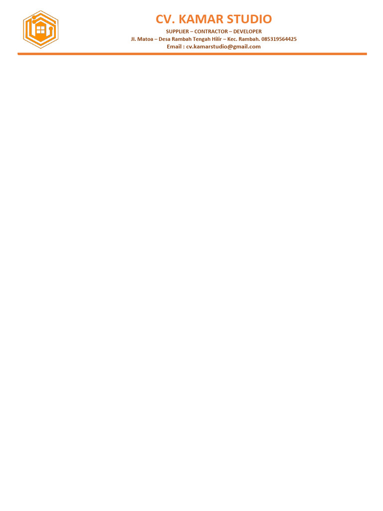 Kop CV Kamar Studio | PDF