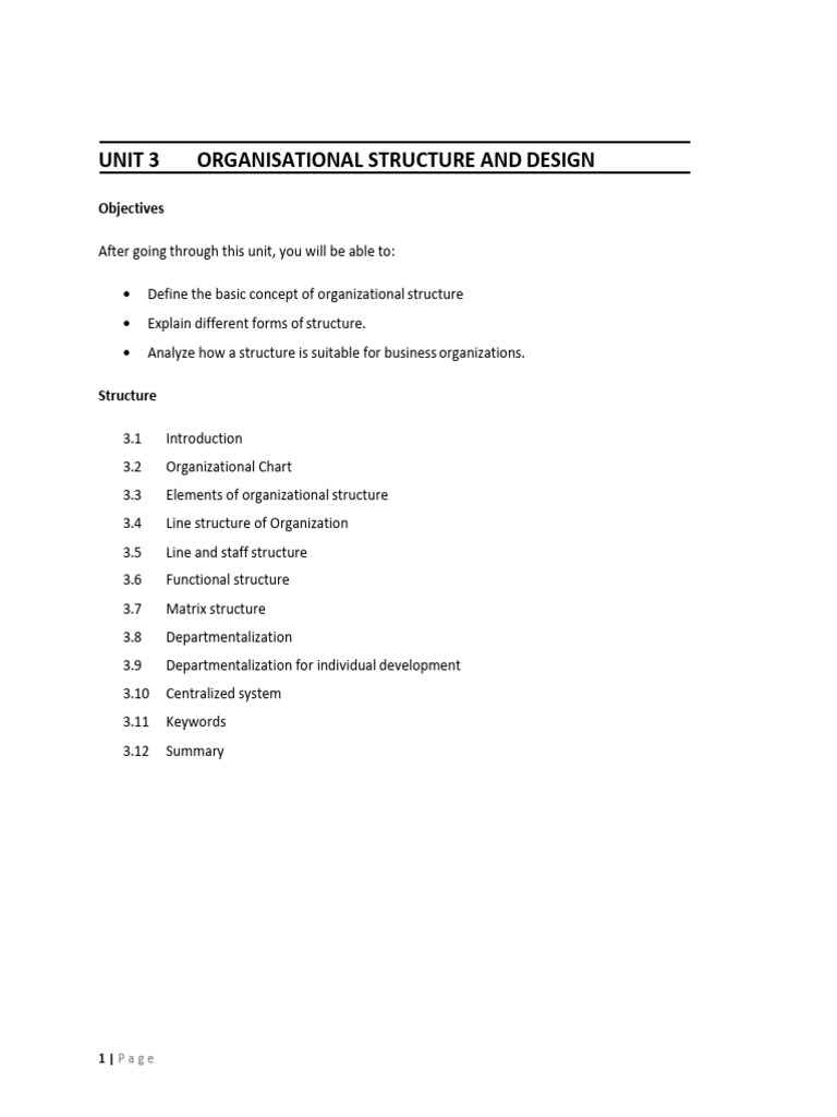 Chapter 3 MBA | PDF | Organizational Structure | Hierarchy