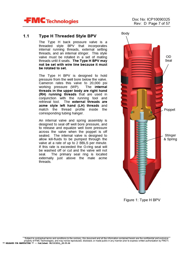 Installation & Retreivable BPV | PDF | Screw | Pump