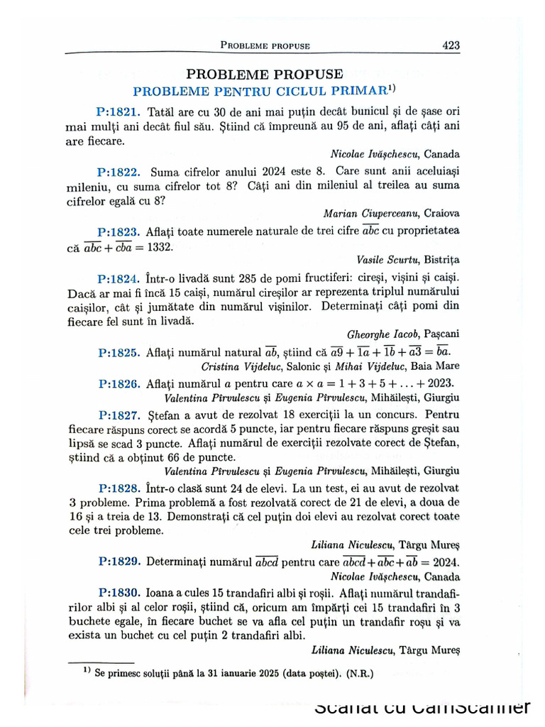 GM 9-2024-Probleme Propuse - 241024 - 172107 | PDF