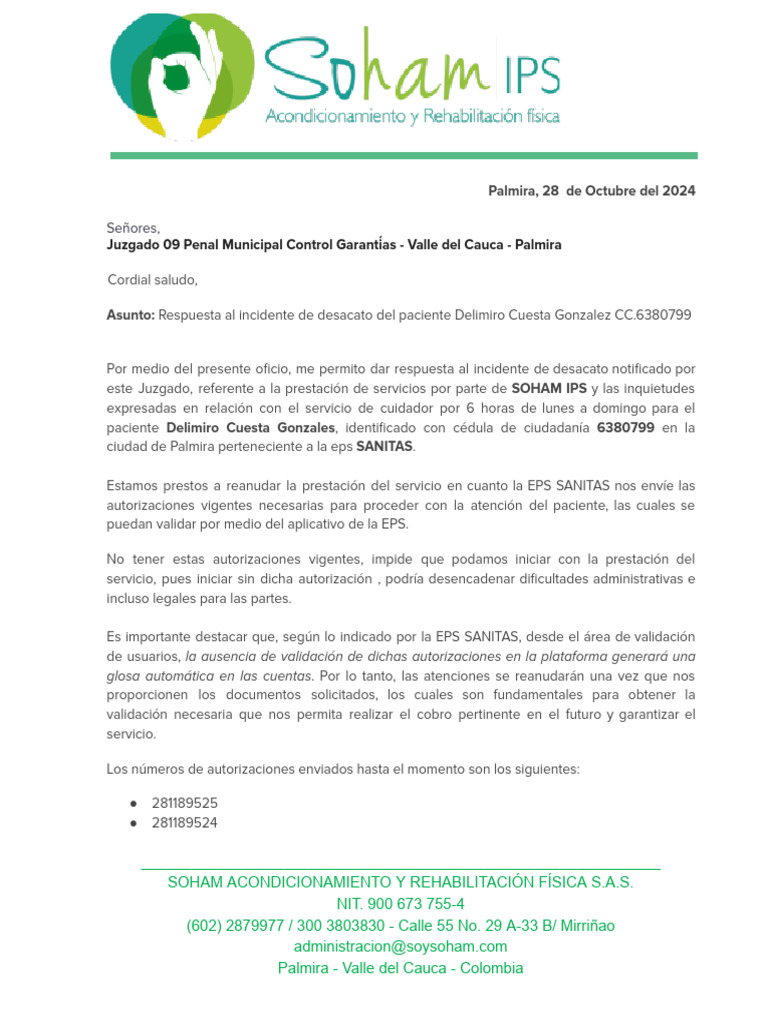 Delimiro Cuesta Gonzalez CC6380799 | PDF