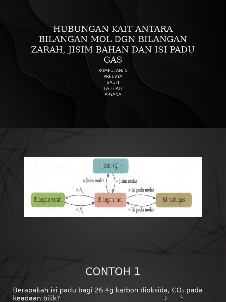 Hubungan Kait Antara Bilangan Mol Dengan Bilangan Zarah | PDF