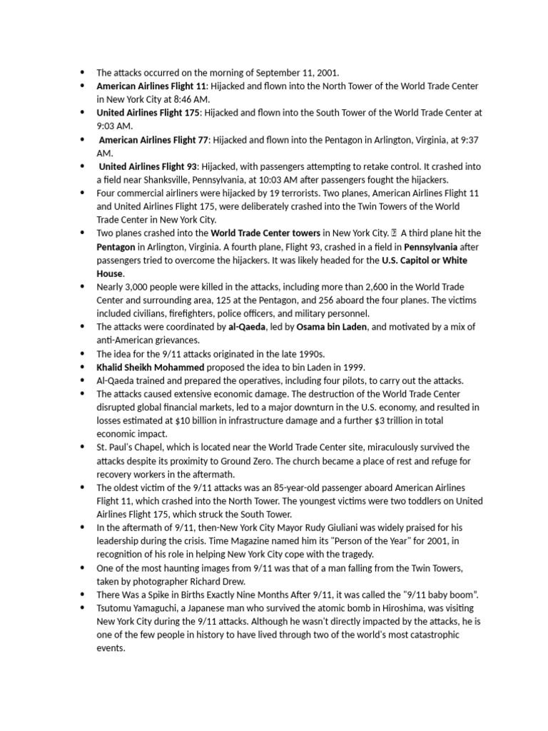 911 Attacks | PDF | United Airlines Flight 93 | September 11 Attacks