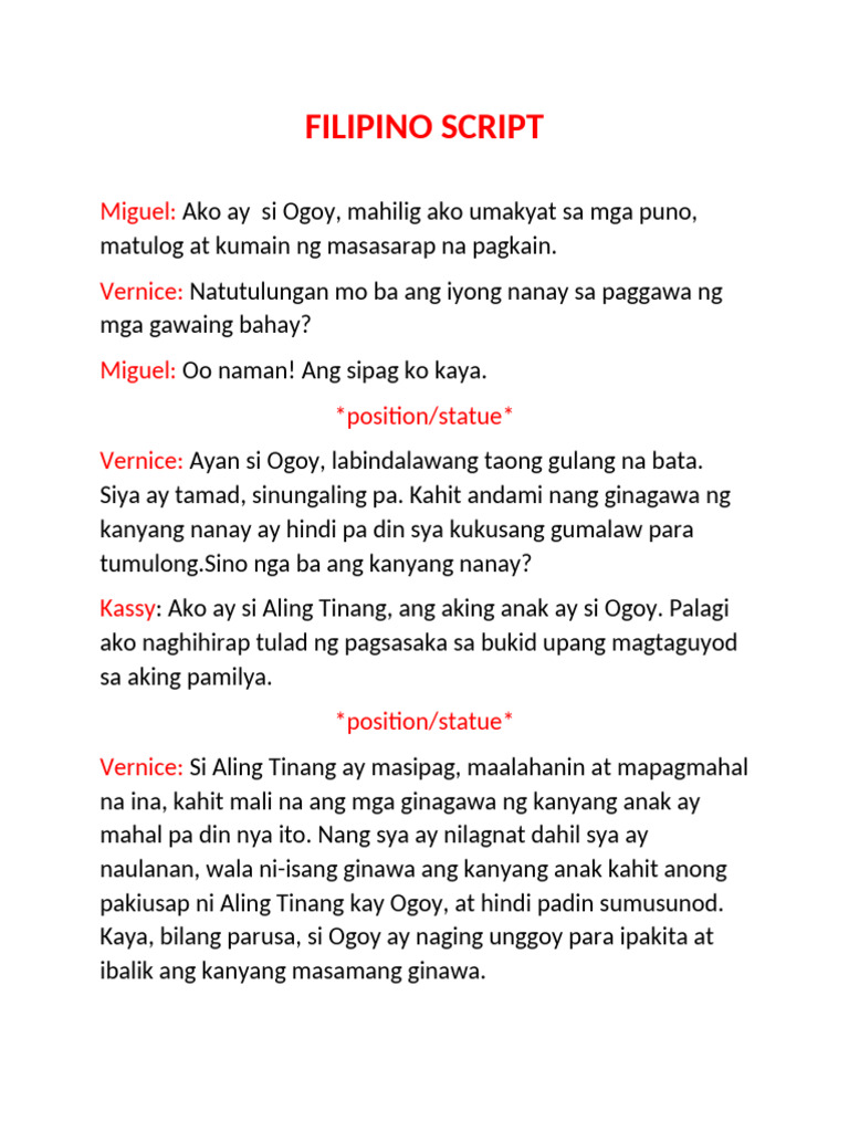 Filipino Script | PDF