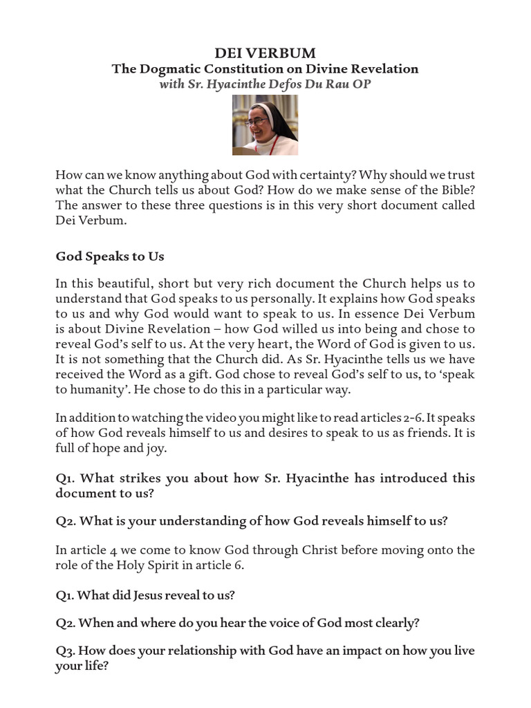 Vat Con DV Jubilee | PDF | Abrahamic Religions | Christian Belief And Doctrine