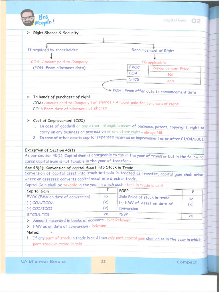 BB Sir - Compact Nov 24 (CAF) - 30 | PDF | Capital Gain | Stocks
