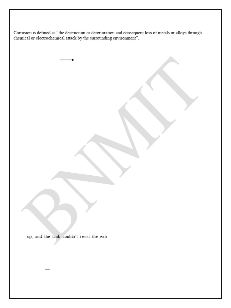 Module - 2 Corrosion Study Material | PDF | Corrosion | Chromium