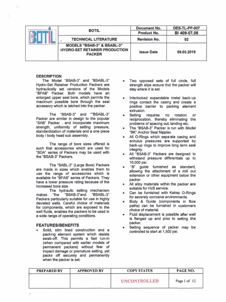 Packer BOTIL INDIA | PDF