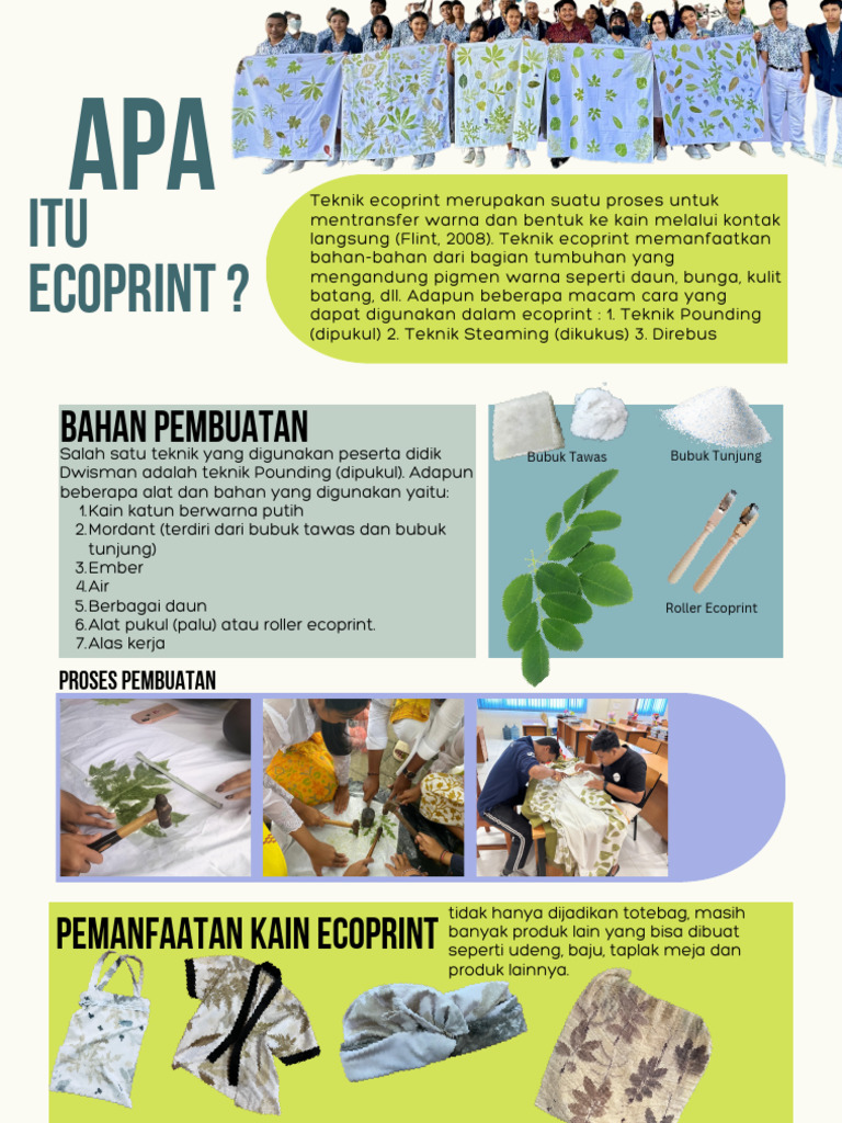 Deskripsi Ecoprint | PDF | Sains & Matematika
