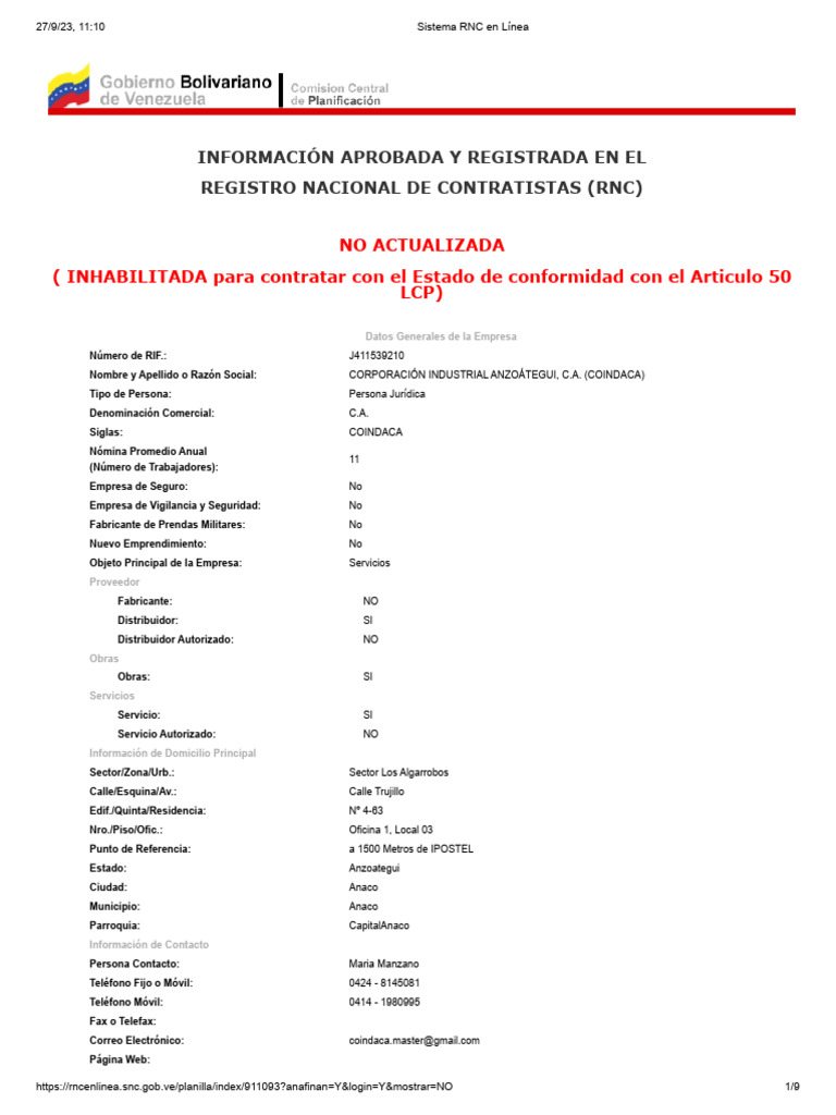 Consulta Rnc Para Herramientas Petroleras Pdf Petróleo Perforación