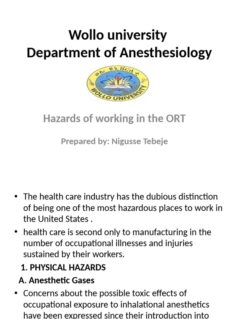 Anesthesia Hazard | PDF | Hepatitis | Hepatitis B