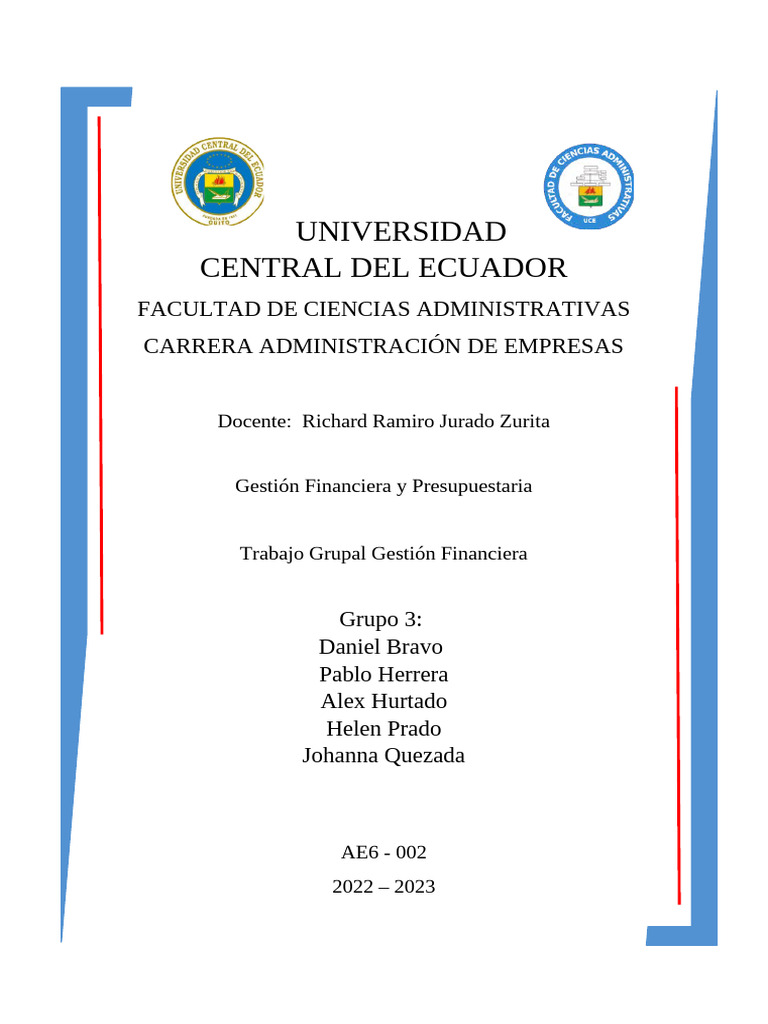 Trabajo Grupal - Grupo 3 - AE6-002 | PDF | Depreciación | Impuestos