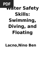 Basic Skills of Swimming | PDF | Swimming (Sport) | Swimming