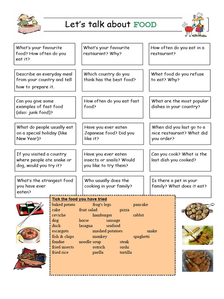 Exploring Favorite Foods and Culinary Experiences | PDF | Cooking, Food ...