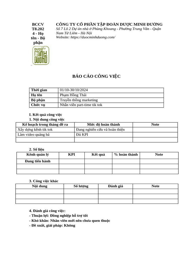 PH M H NG Thái - BCCVT82024 | PDF