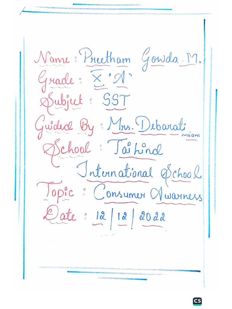 SST - Consumer Rights Project | PDF