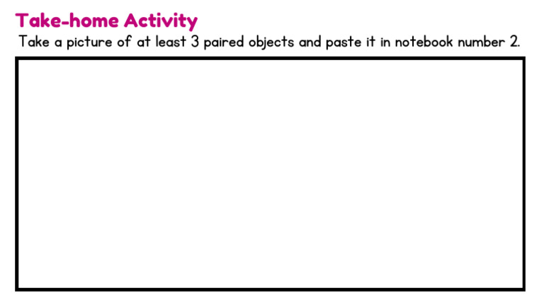 Lesson#2 Paired Objects Activity | PDF