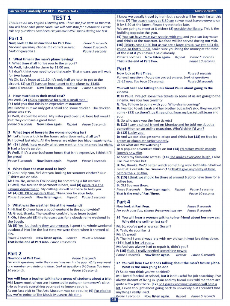 Succeed KET - 8 Practice Tests (2020) - Self Study Guide-Trang-3 | PDF