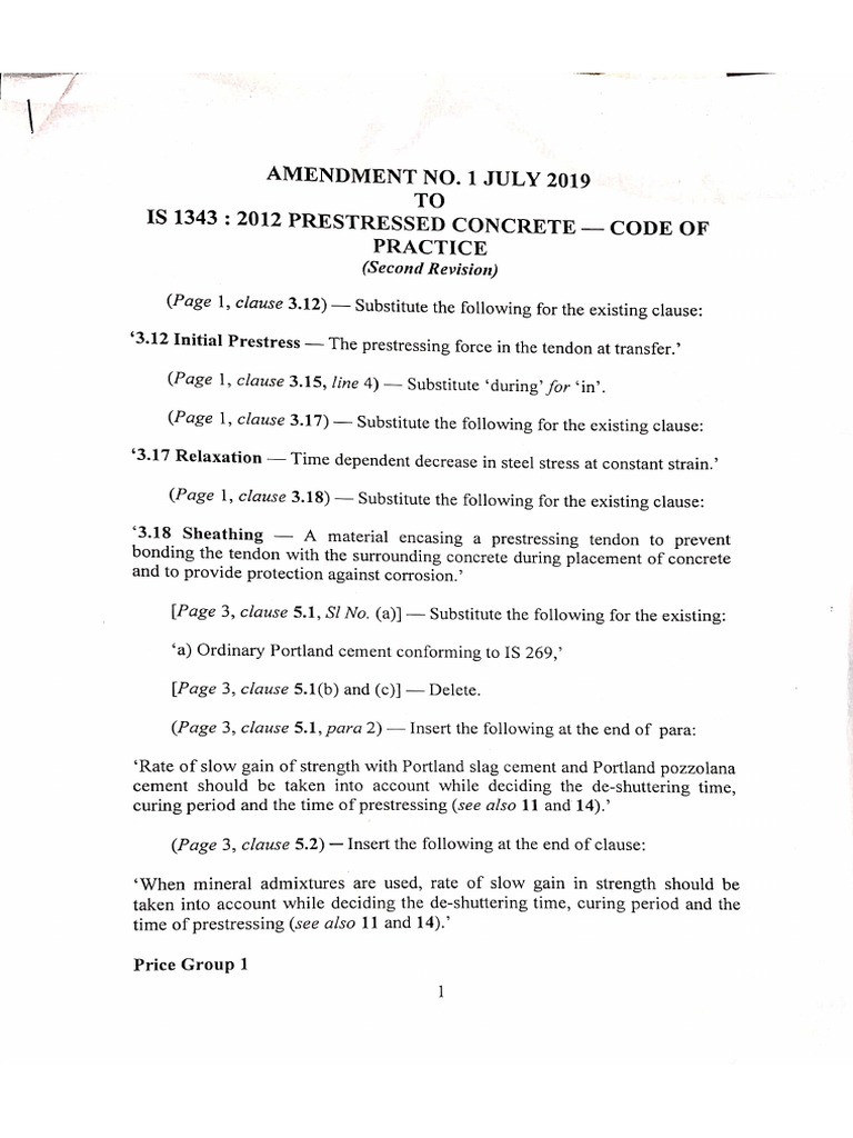 Amendment Is 1343 | PDF