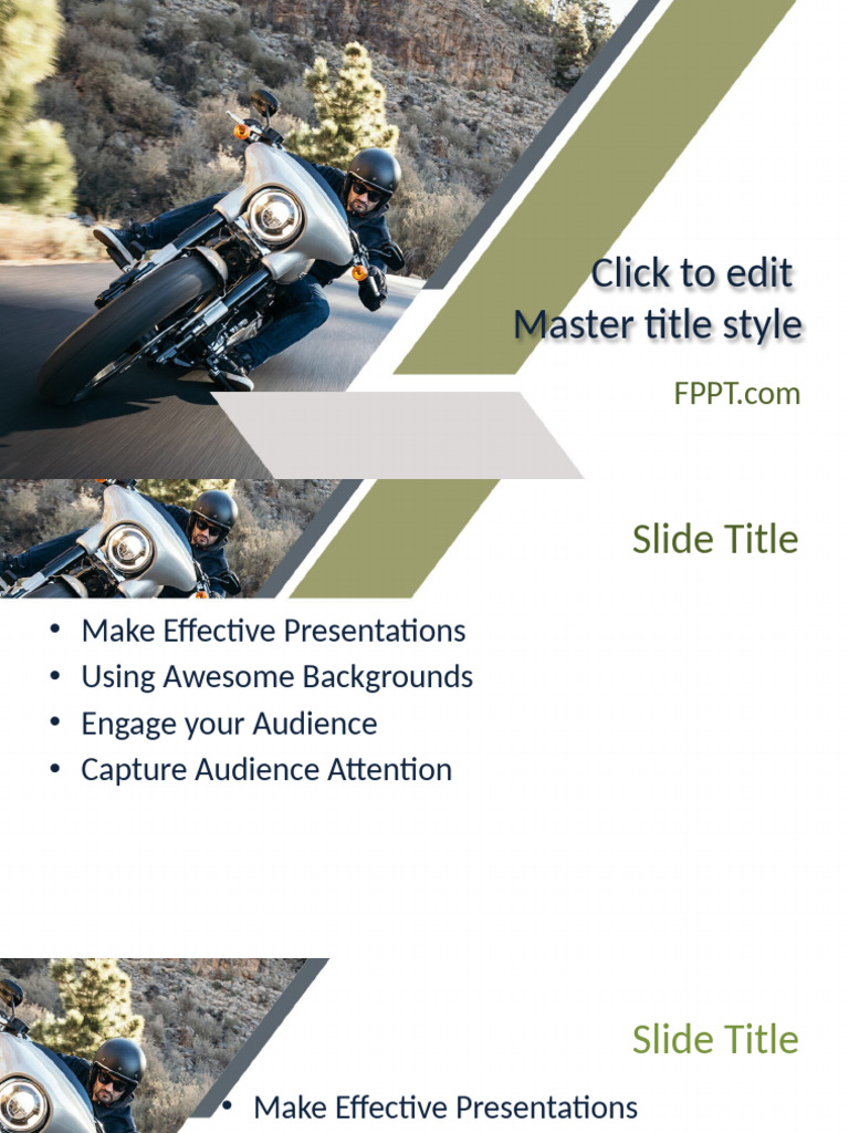 Motorcycle Template 16x9 | PDF