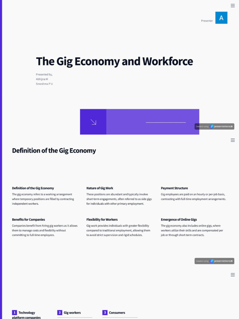 The Gig Economy and Workforce | PDF