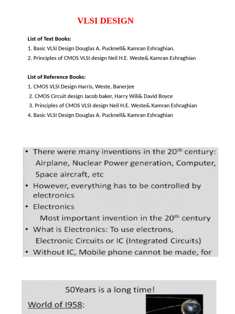L1 - Introduction To VLSI DESIGN | PDF