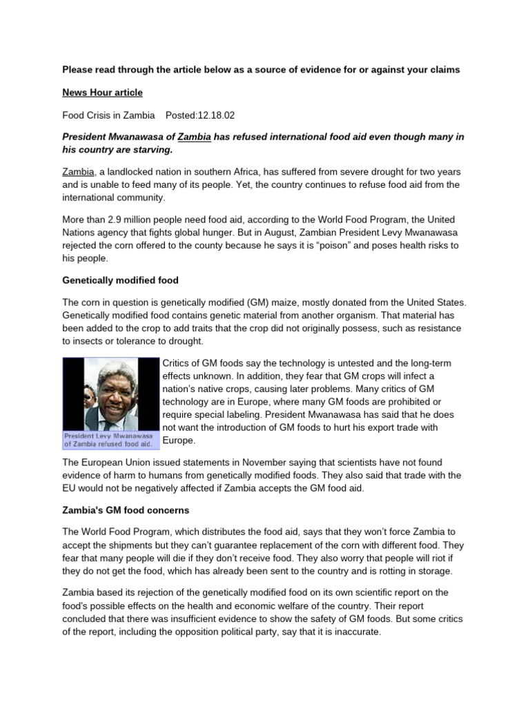 Gmos Pdf Genetically Modified Food Genetic Engineering