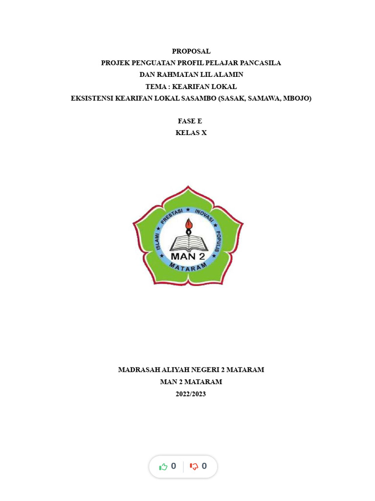 Rancangan Proposal p5 Compress | PDF