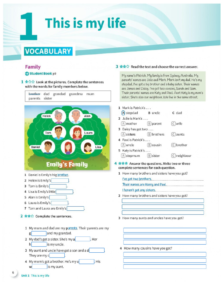 Unit 1 - Workbook | PDF