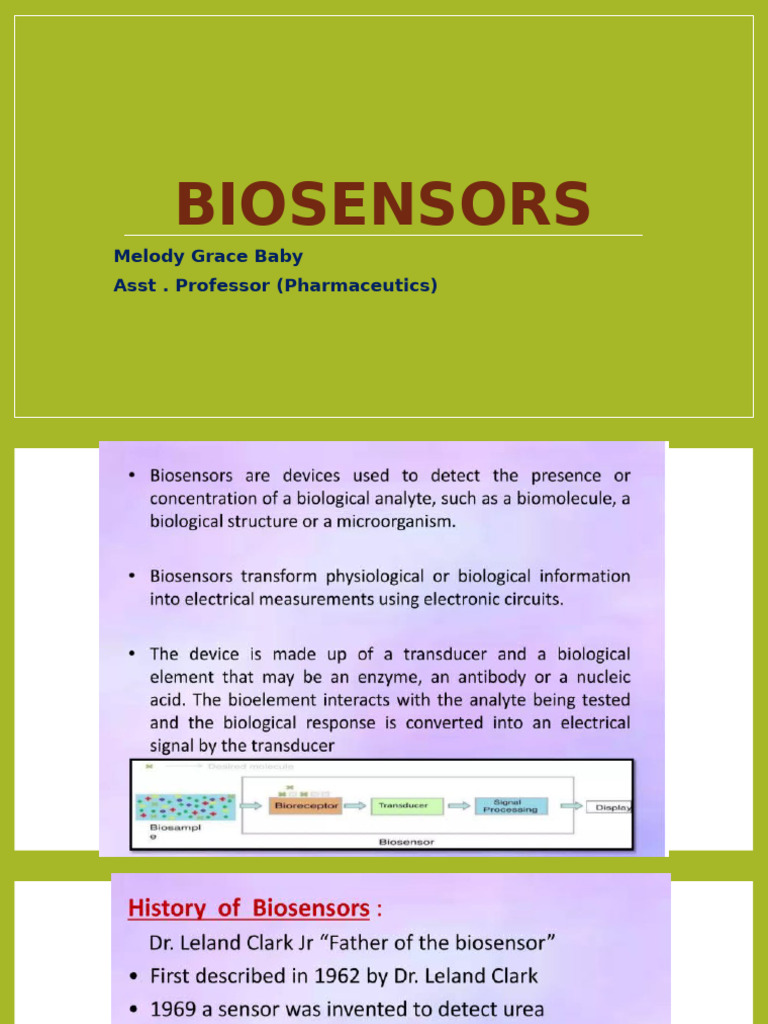 BIOSENSORS | PDF