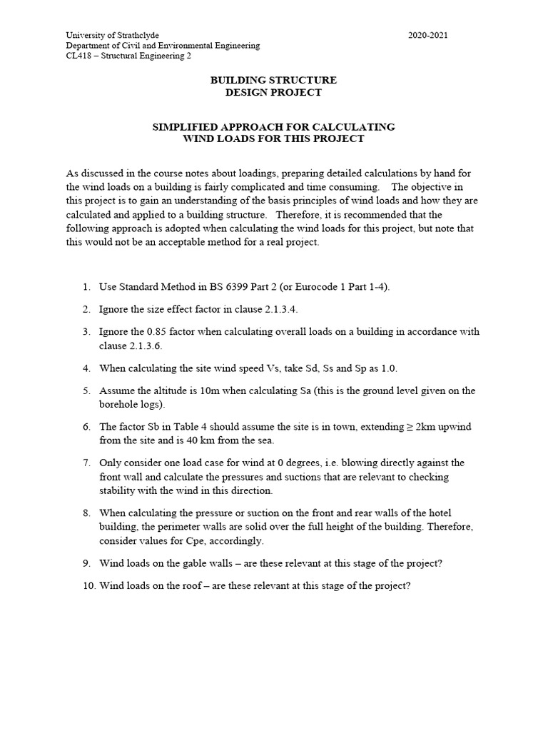 S2W2 Wind Loading Simplified Approach | PDF | Science & Mathematics