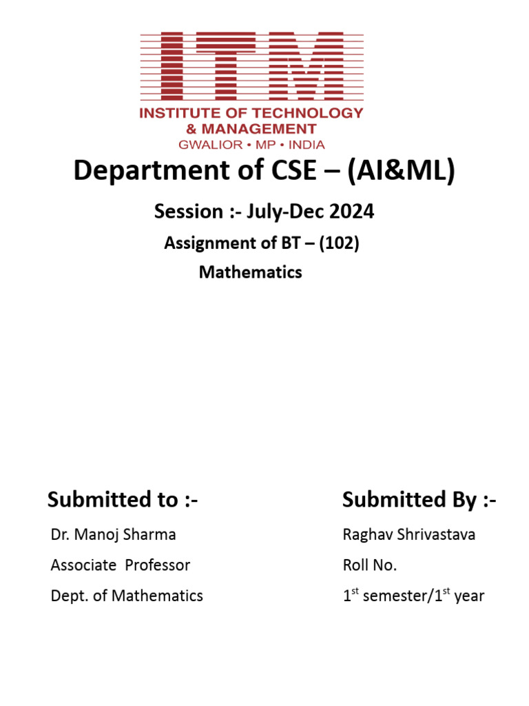 Maths - Ss Front Page | PDF | Technology & Engineering