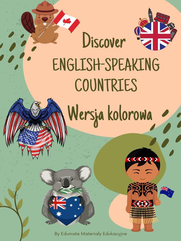 DISCOVER ENGLISH-SPEAKING COUNTRIES Kolor | PDF | Australia | New Zealand