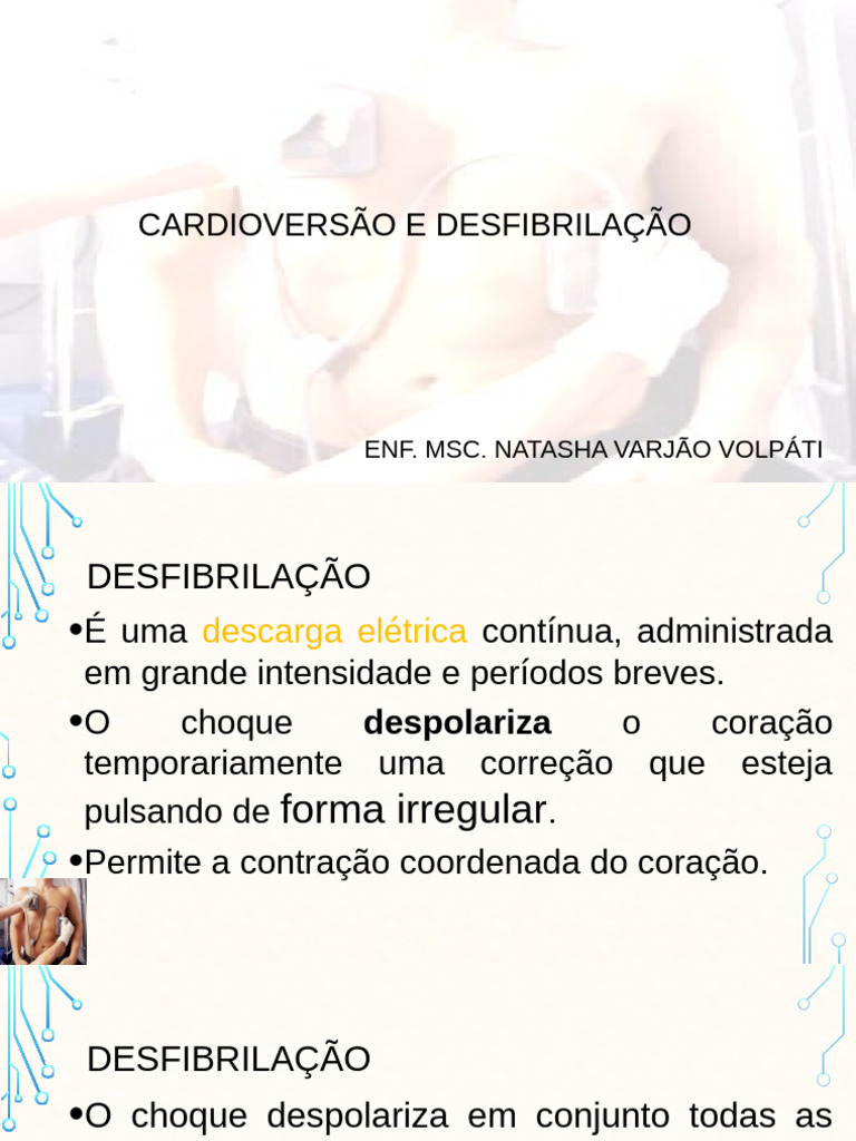 Cardioversão e Desfibrilaçao | PDF