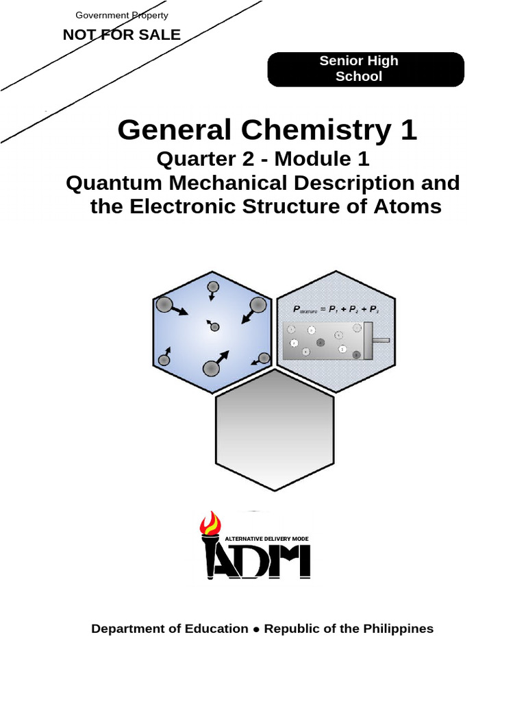 TAPAYAN GeneralChemistry1 Q2 Module-1-1 | PDF | Atomic Orbital ...