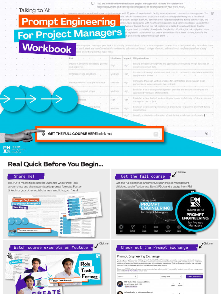 PM Prompt Engineering Book | PDF | Project Management | Artificial ...